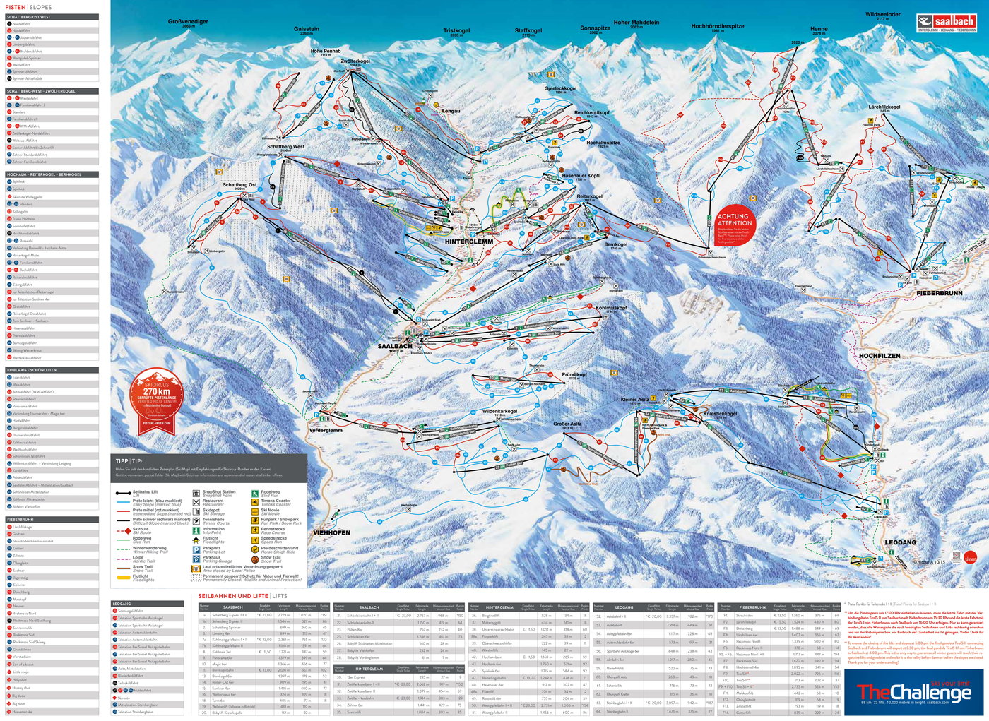 Saalbach Hinterglemm Ski Resort - Lift Ticket Information